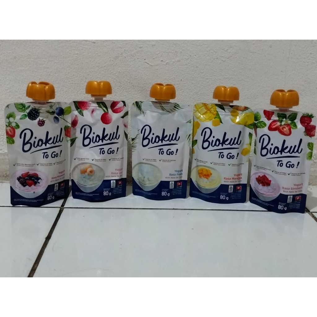 Jual BIOKUL YOGURT TO GO WITH NATA DE COCO 80GR / YOGURT TO GO WITH ...