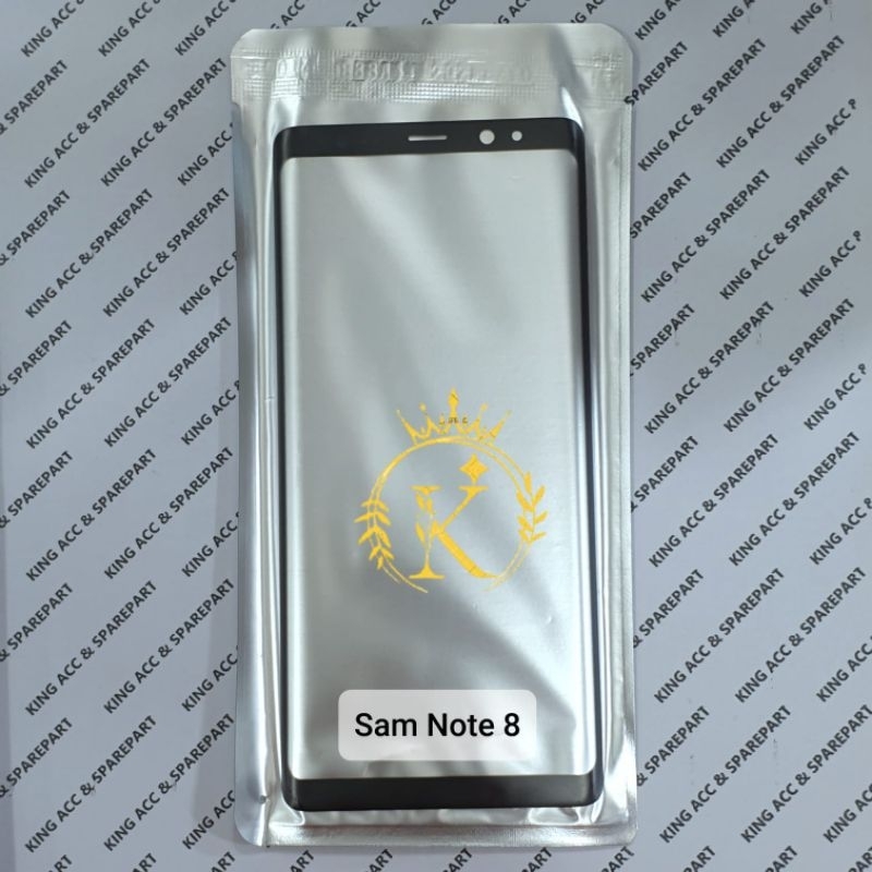 Jual KACA LCD GLASS LCD PLUS LEM OCA SAMSUNG GALAXY NOTE 8 N950 BLACK | Shopee Indonesia