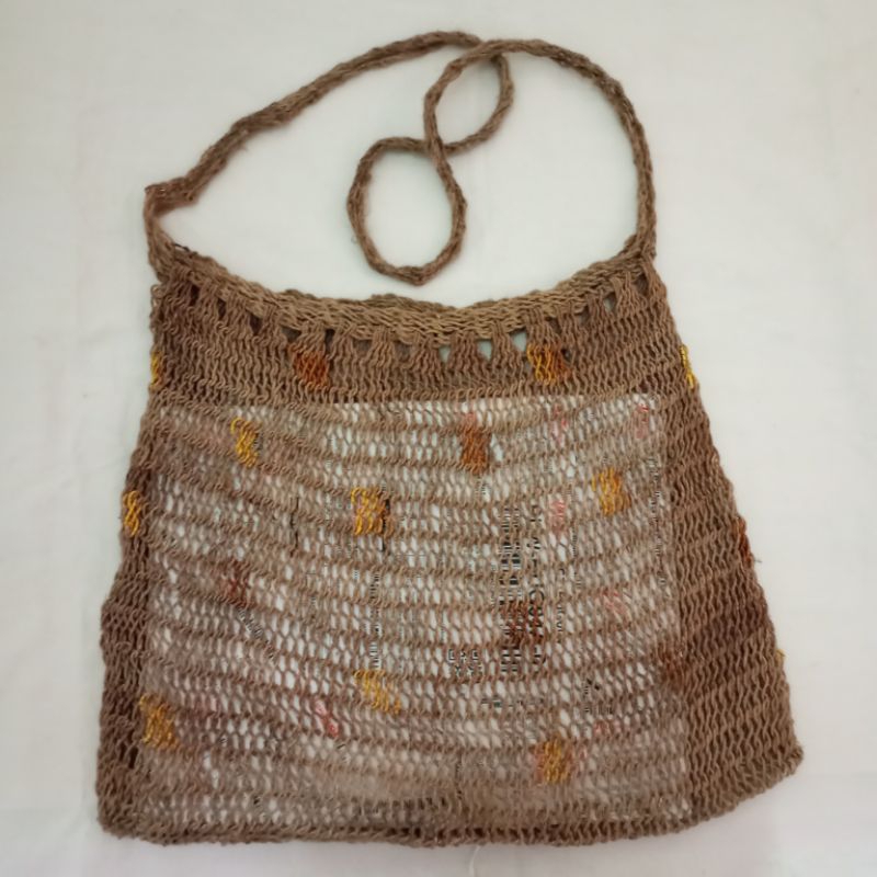 Jual Tas Serat Kayu Noken Anggrek Papua Ukuran Besar | Shopee Indonesia