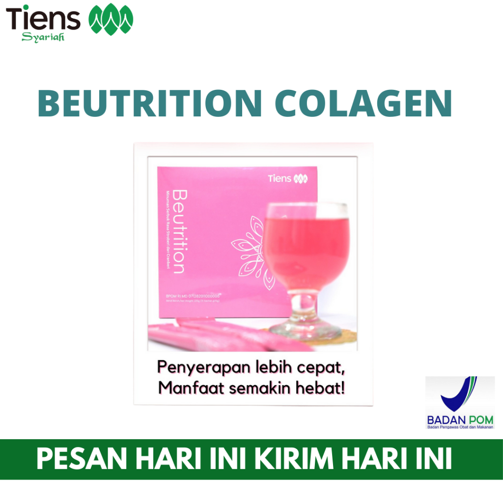 Jual Tiens Beautrition Drink Suplemen Colagen Mencerahkan Kulit dan ...