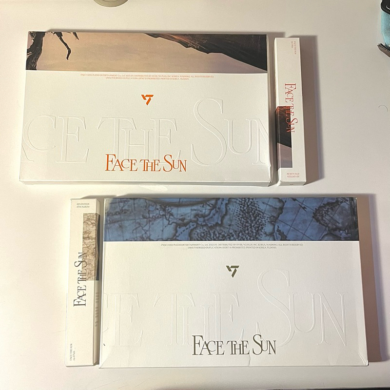 Jual seventeen album only face the sun fts svt path ray shadow | Shopee ...