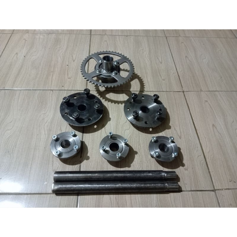 Jual gardan rantai set, gear 50T, as 2x35cm pesanan mas roman | Shopee ...