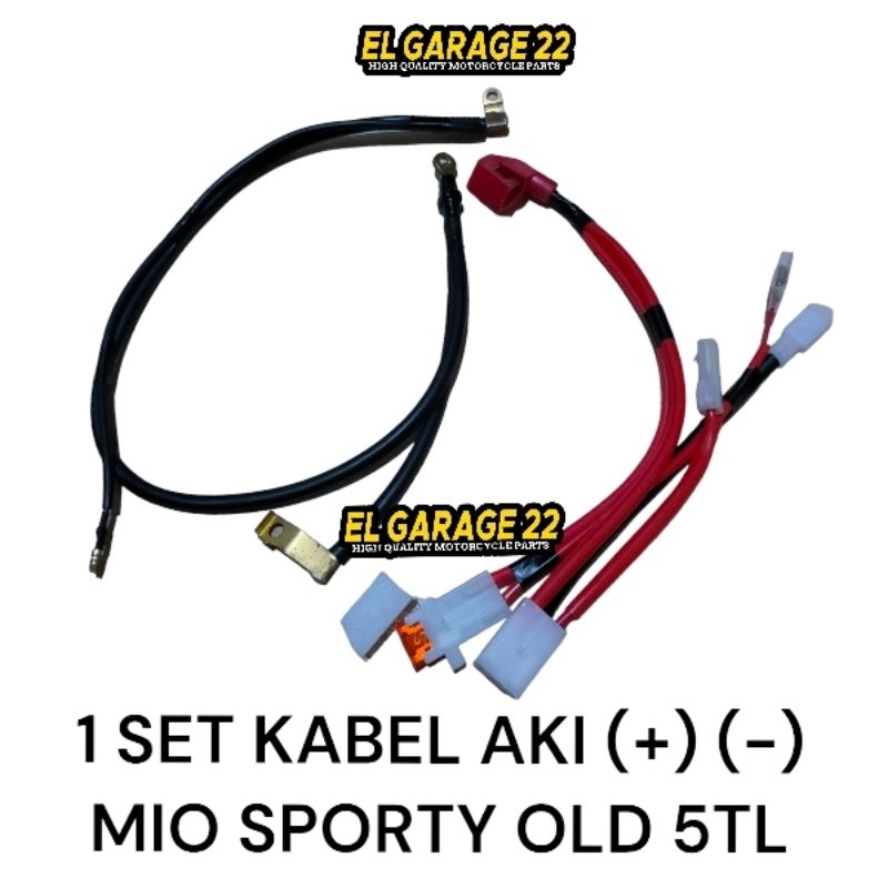 Jual Kabel aki positif & negatif yamaha mio sporty lama 5TL / mio smile ...
