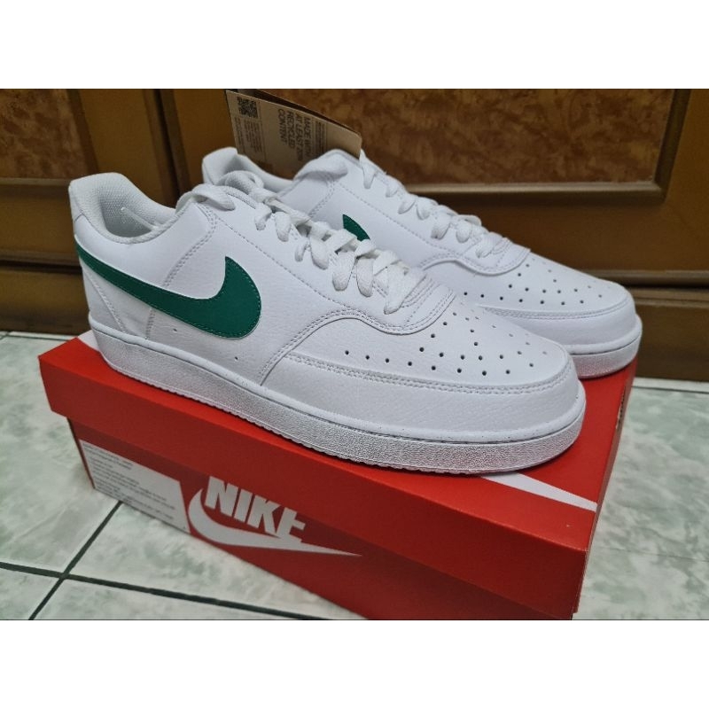 Jual Sepatu big size ori Nike court vision low wht/grn size 47.5 (31cm ...