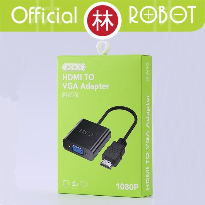 Jual ROBOT HDMI to VGA Converter Adapter 1080p RHV10 Konverter Full HD ...