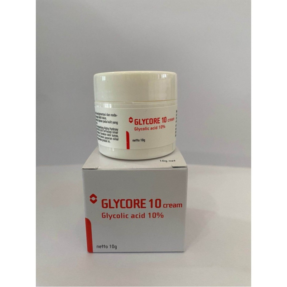 Jual GLYCORE 10 CREAM GLYCOLIC ACID 10% MEMUDARKAN NODA GELAP | Shopee ...