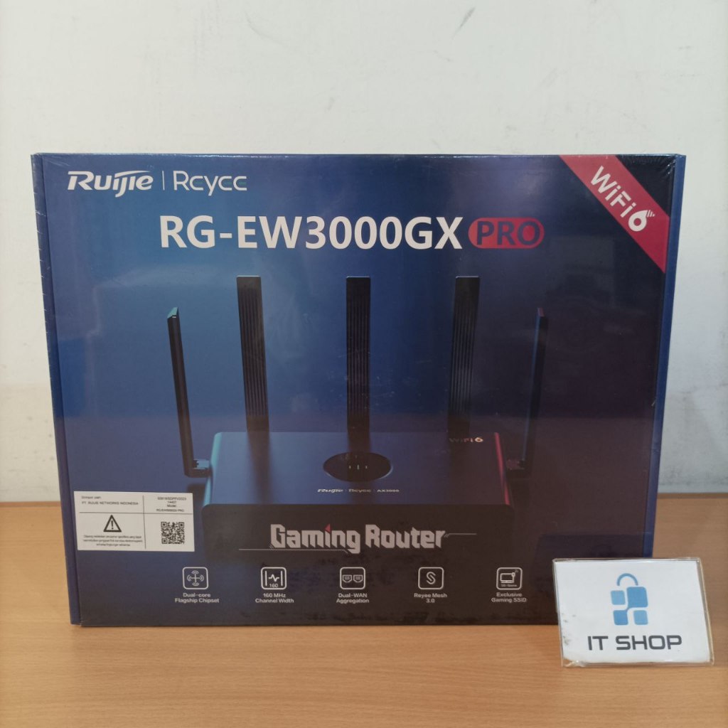Jual RUIJIE RG-EW3000GX PRO Wi-Fi 6 Dual-band Gigabit Gaming Router ...