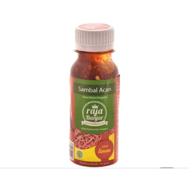 Jual SAMBAL ACAN RAJA BANJAR RASA LIMAU 125gr | Shopee Indonesia
