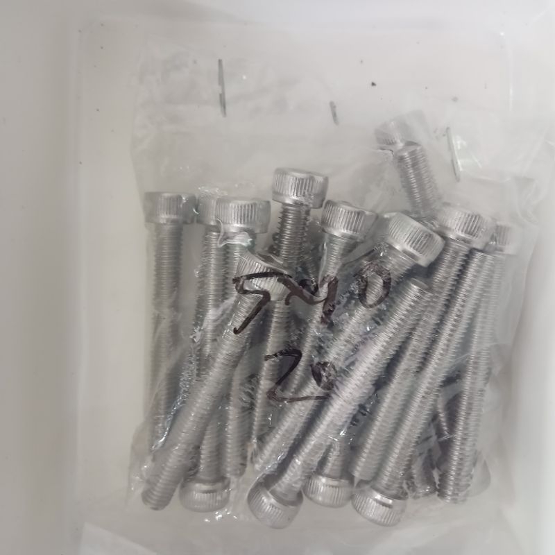 Jual SUS304 Baut L M5 × 40 Stainless Steel/ Baut Socket/Baut Stainless ...