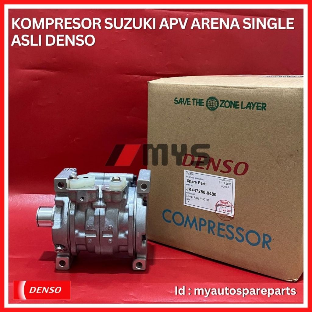 Jual COMPRESSOR AC Mobil SUZUKI APV Arena Single KOMPRESOR ASLI DENSO ...