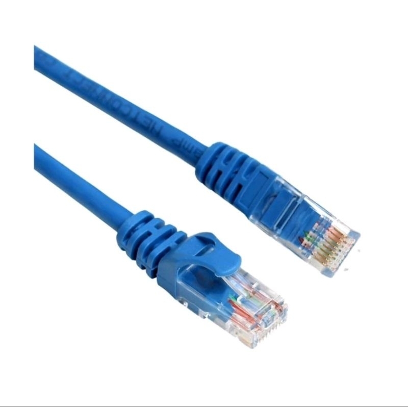 Jual Kabel internet LAN UTP cat5 RJ45 1 3 5 10 20 30 50 meter | Shopee ...