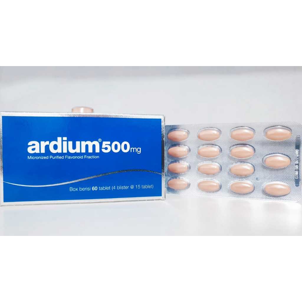 Jual Ardium 500mg / micronized purified flavonoid fraction membantu ...