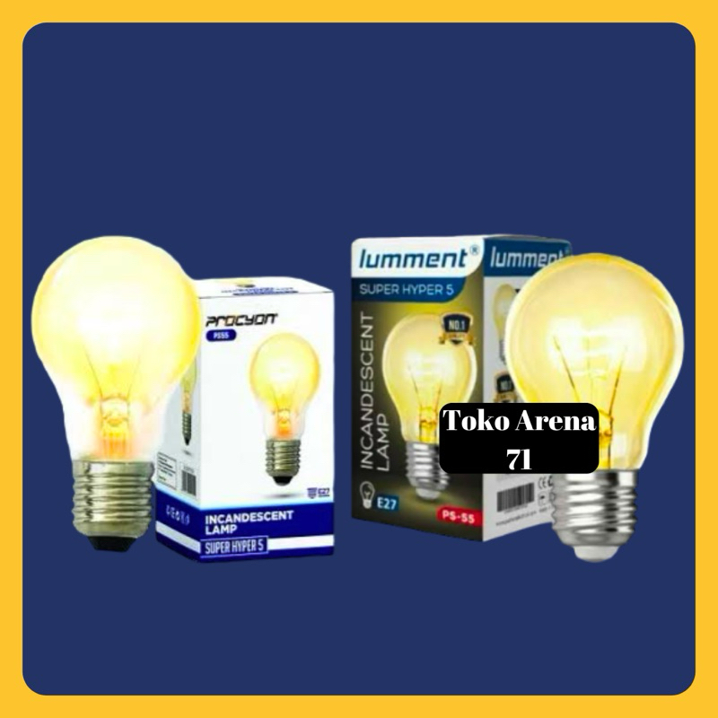Jual Bohlam Lampu Pijar / Lampu Ayam / Lampu Bohlam Dop Lumment Procyon ...