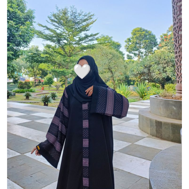 Jual MARWAH ABAYA // GAMIS ARAB HITAM JATBLACK PREMIUM // OUTER BUSUI ...