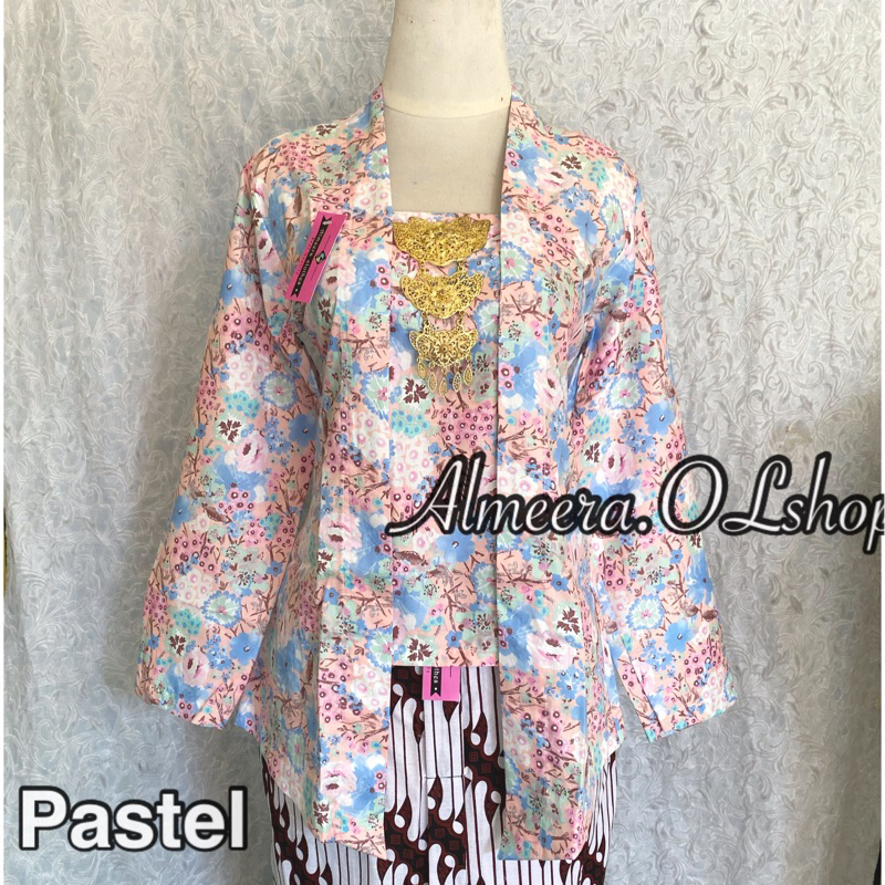 Jual kebaya kembang / kebaya bunga kutubaru bahan katun | Shopee Indonesia