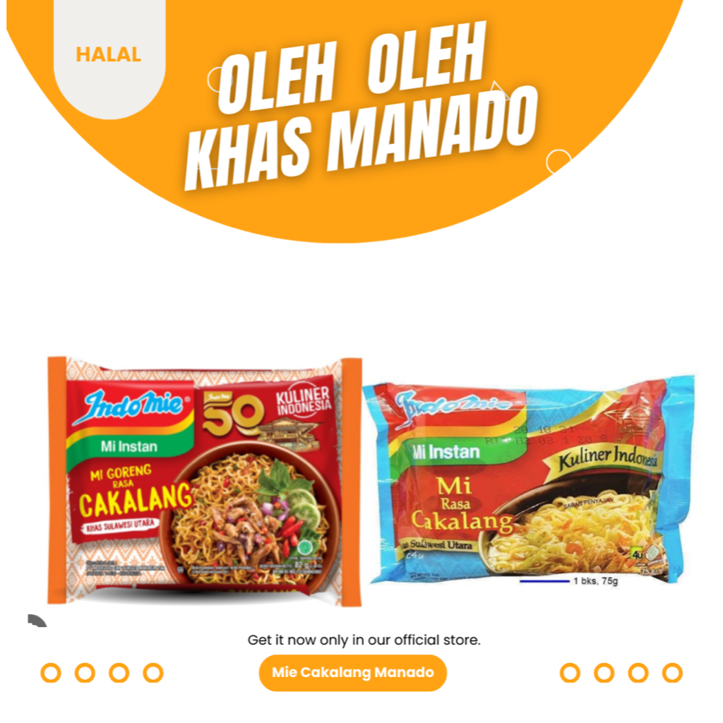 Jual OLEH -OLEH MANADO - INDOMIE CAKALANG KHAS MANADO - INDOMIE INSTAN ...