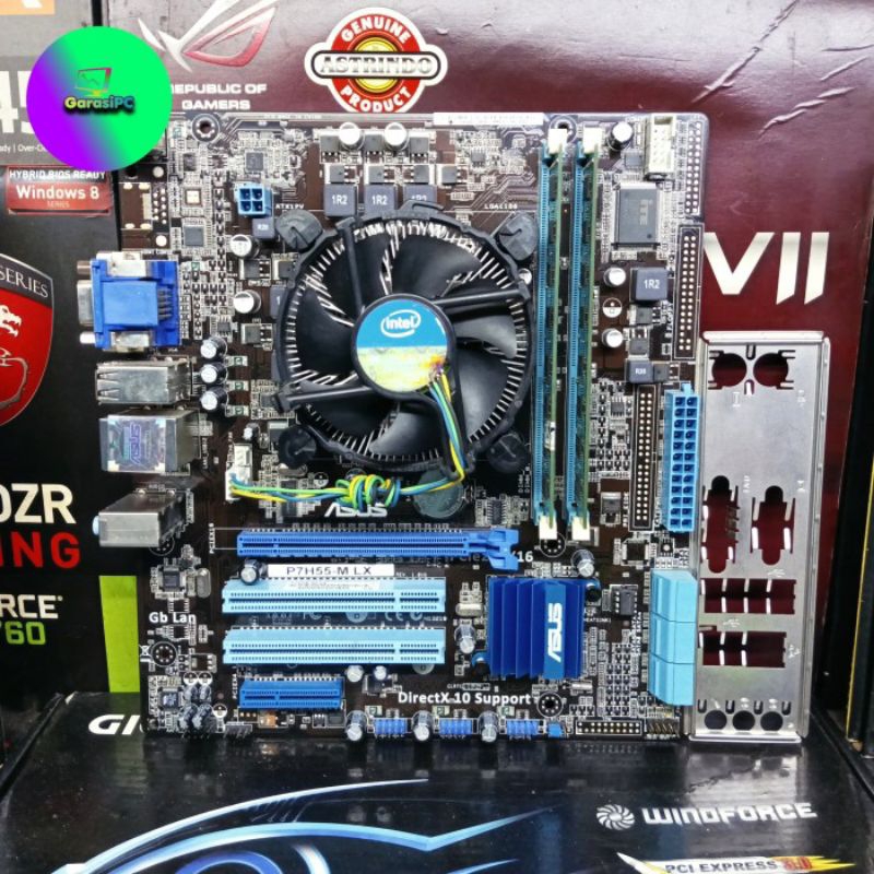 Jual Motherboard H55 Asus Processor Intel® Core™ i3-540 RAM 8Gb DDr3 ...