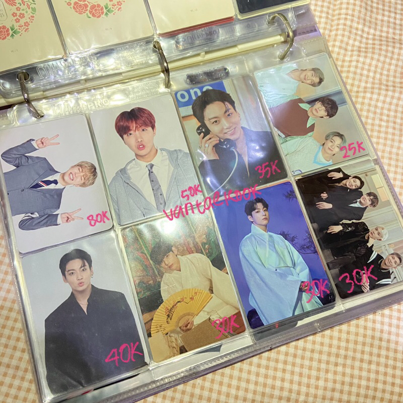 Jual MPC MINI PHOTOCARD BTS HAPPY EVER AFTER JIMIN DALMAJUNG TAEHYUNG V ...