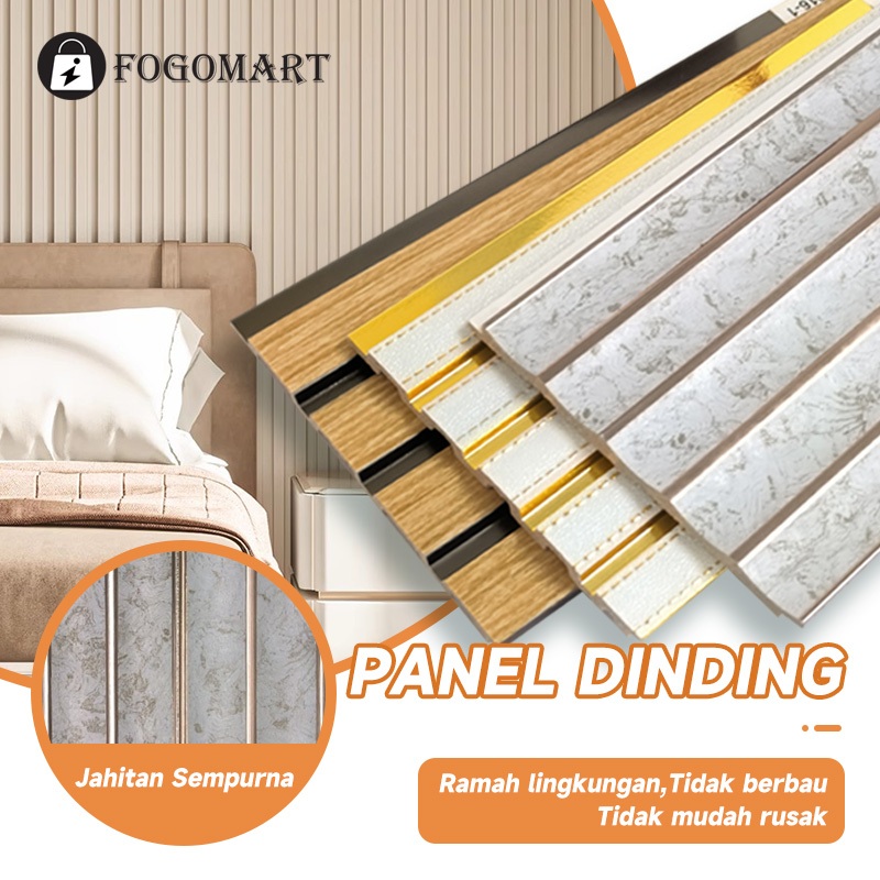 Jual Wood Panel 3D WPC Wallpanel Dekorasi Dinding - Ukuran 12.1cm x ...