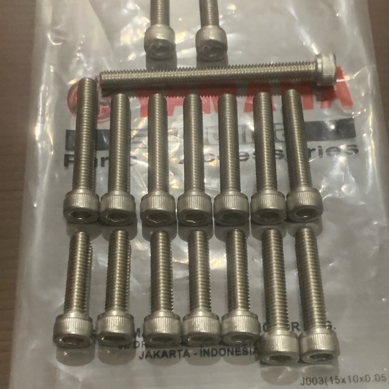 Jual BAUT SET BLOK MESIN KANAN KIRI YAMAHA RX KING/RXK/RX S/STAINLESS THE A2-70 ANTI KARAT ...