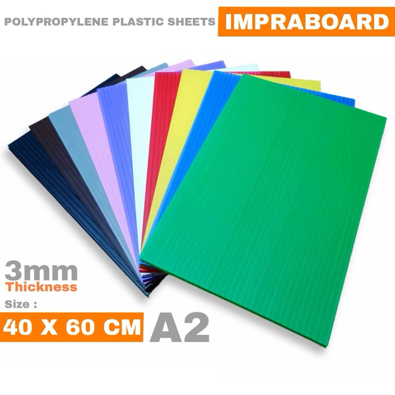 Jual Impraboard 3mm Ukuran A2 60 x 40 cm / 60x40 cm / 40x60 cm ...