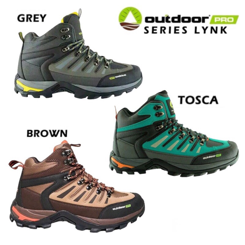 Jual Sepatu Hiking Outdoor Pro LYNK Waterproof - Sepatu Gunung Trekking ...