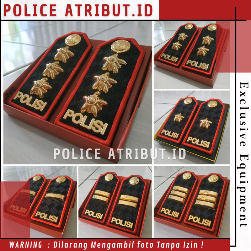 Jual PANGKAT PDU POLRI IPDA IPTU AKP KOMPOL AKBP KOMBES Lis Merah ...
