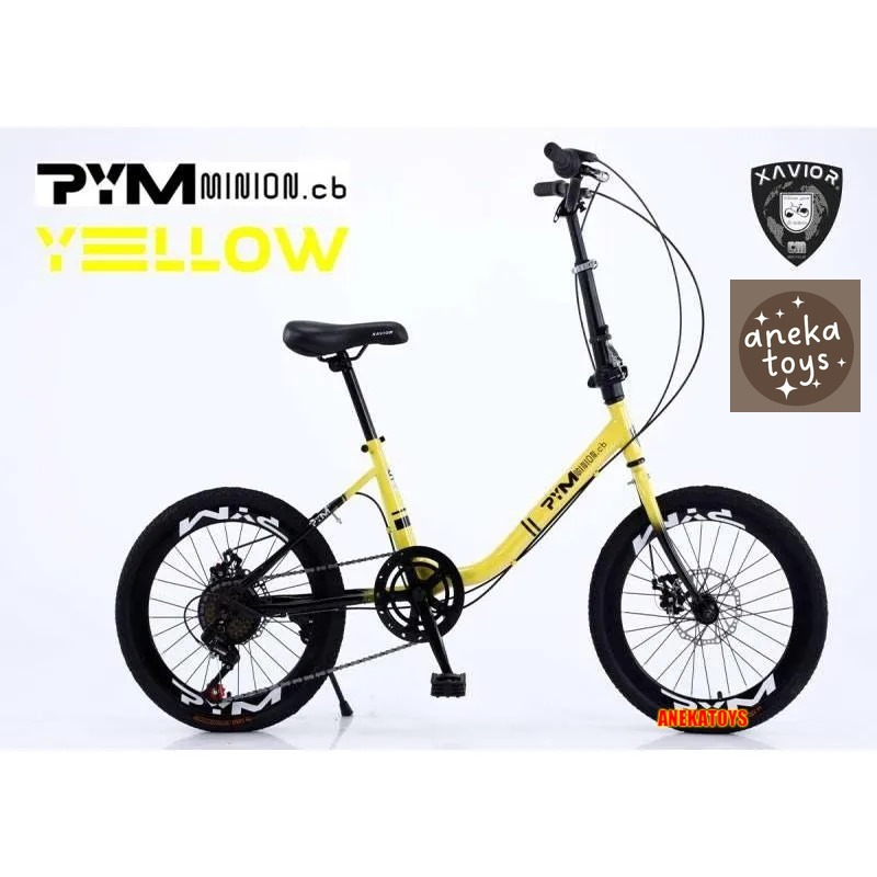 Jual Sepeda Minion Xavior 20 Inch PYM Minion 1x7 Speed | Shopee Indonesia