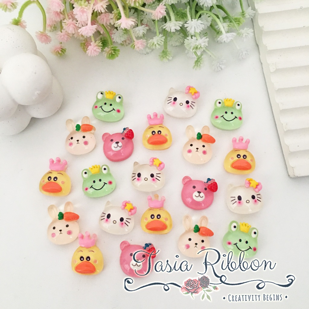 Jual Resin Clay Animal Doll Kaca (10pc) | Shopee Indonesia