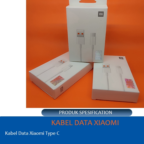 Jual KABLE DATA XIAOMI WHITE TYPE-C PACK ORIGINAL 100% | Shopee Indonesia