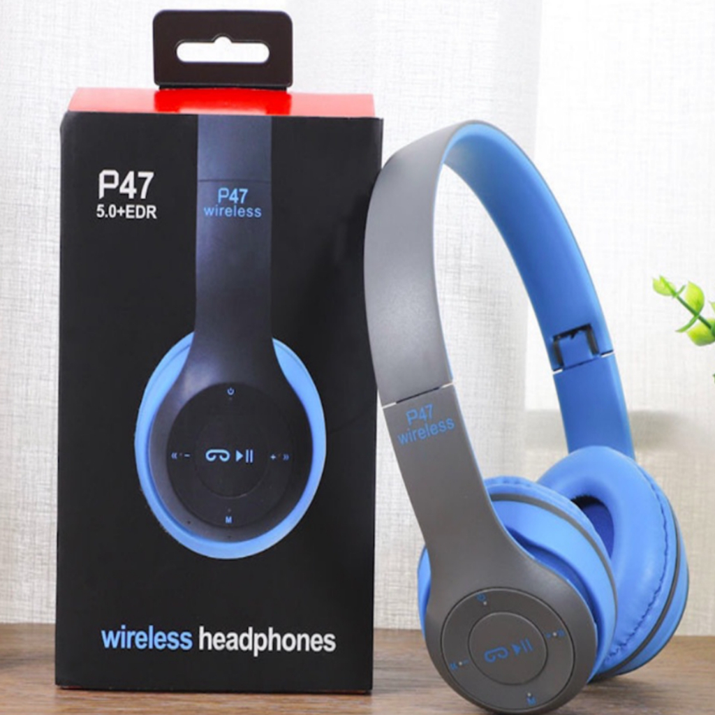 Jual P47 Headphone Wireless Bluetooth Stereo 5.0+EDR | Shopee Indonesia