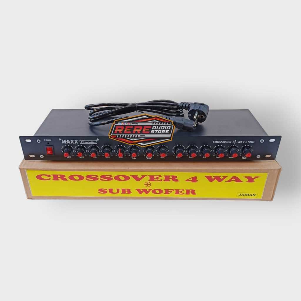 Jual Crossover 4WAY + Subwoofer SOUNDCRACK Barang JADIAN Tinggal Pakai ...