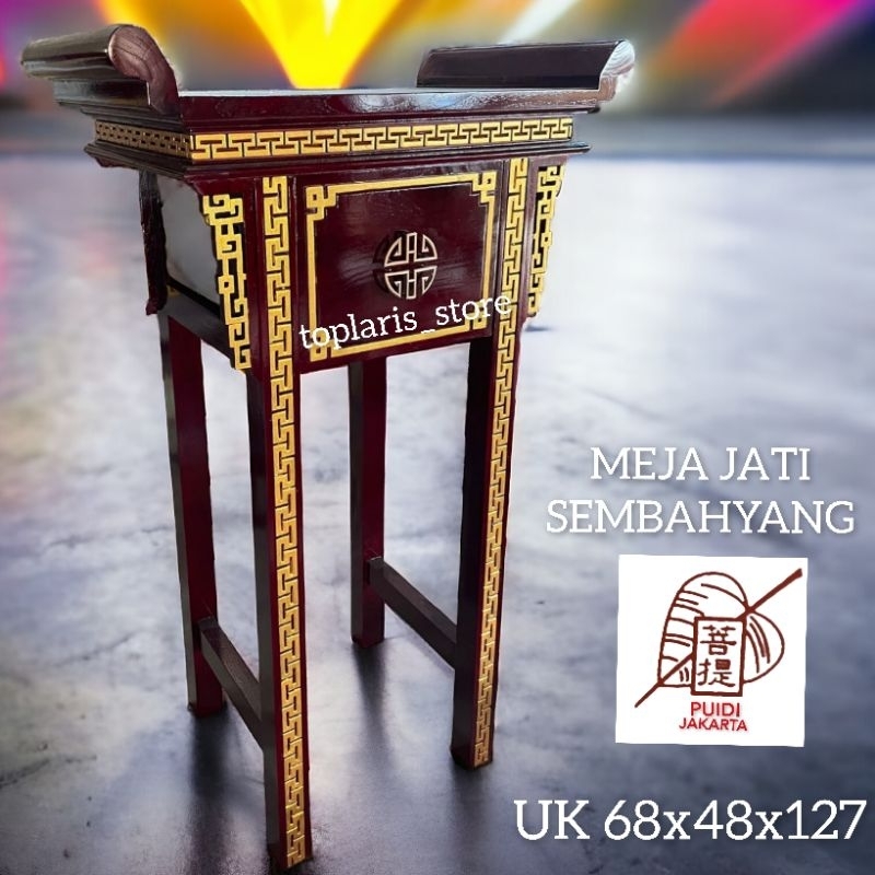 Jual Meja Sembahyang Kayu Jati 68x60x127 | Shopee Indonesia
