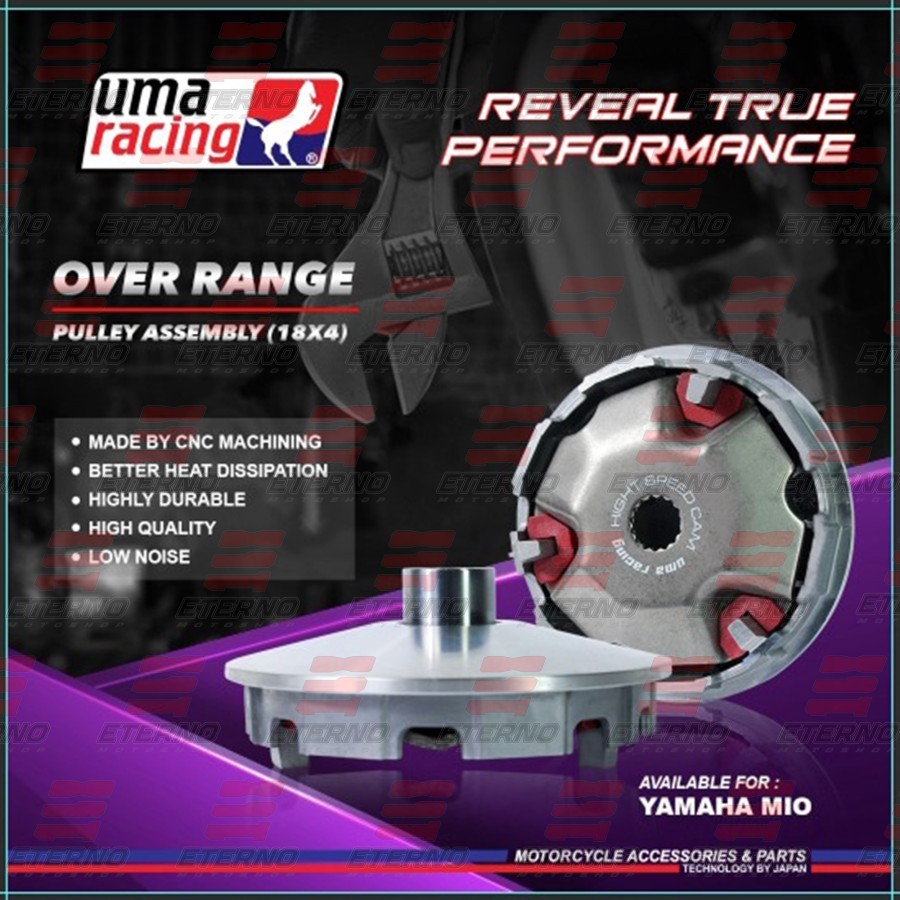 Jual Pulley Kit CVT Rumah Roller Set Uma Racing Yamaha Mio Sporty Soul ...