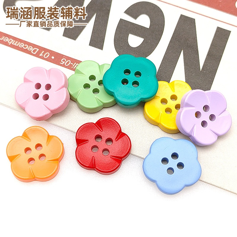 Jual Kancing Bunga Spray Painted 15mm ( 5 Pcs ) | Shopee Indonesia