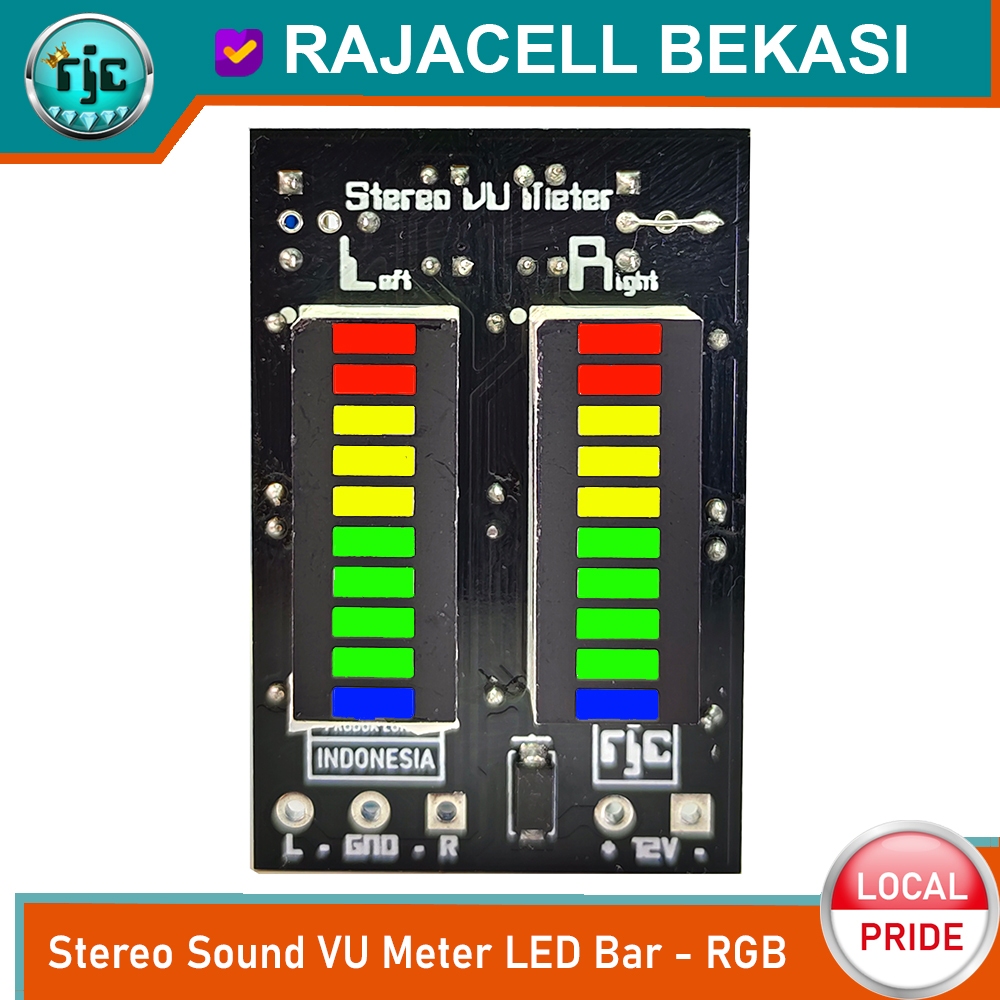 Jual Digital VU meter Audio Level Meter Model Led Bar Stereo Sound ...