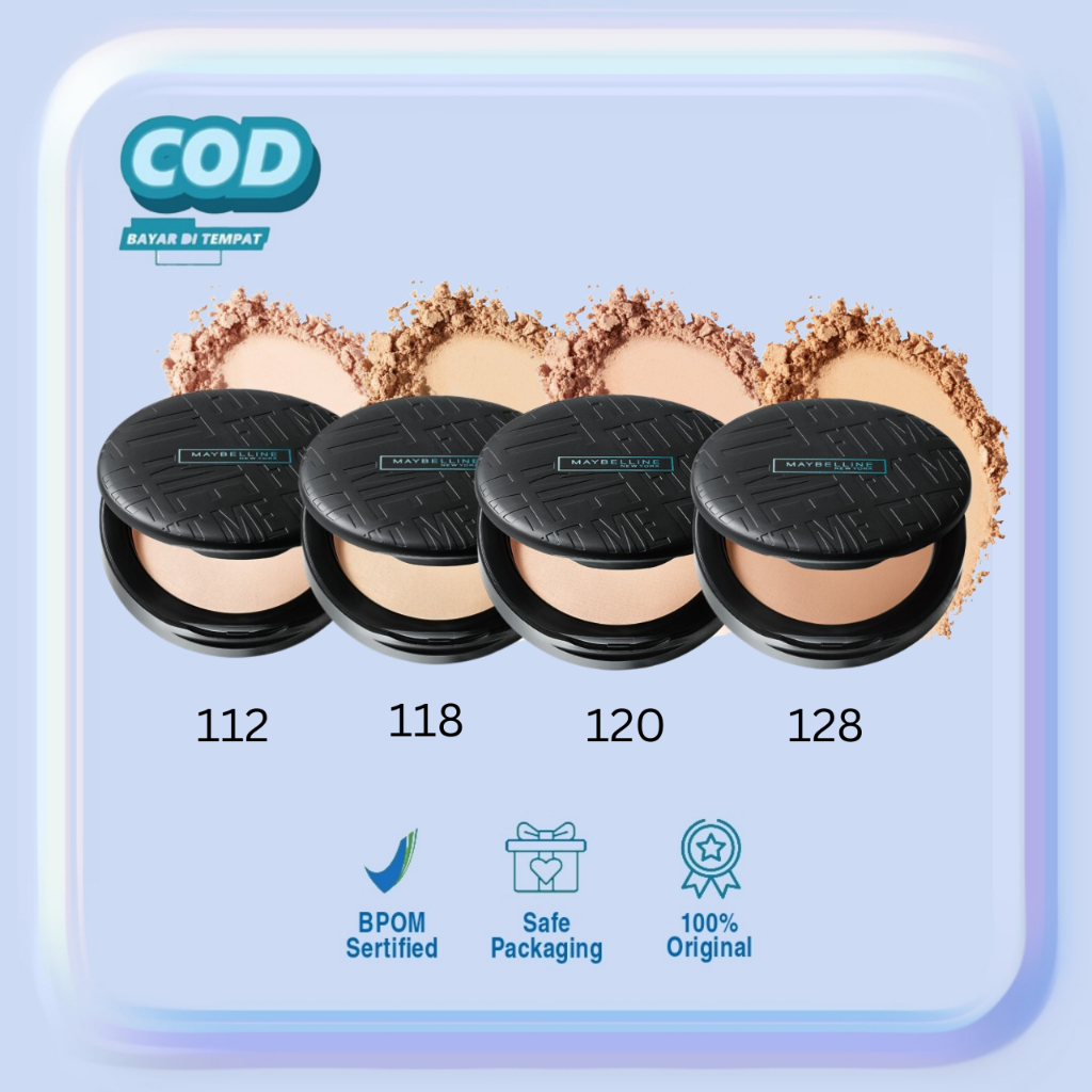 Jual Maybelline FIT ME 16H Oil Control Compact Powder Natural Coverage ...