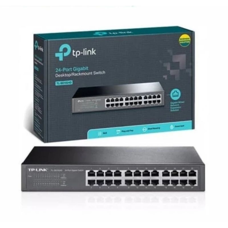 Jual TP-LINK TL-SG1016D 16 port gigabit desktop Rackmount switch ...
