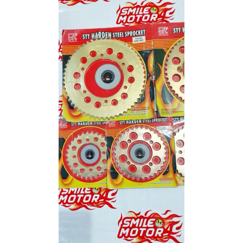 Jual GEAR BLKG STT GOLD/EMAS 428/415 JUPZ/MX/SUPRA X-FITNEW/KHARISMA ...