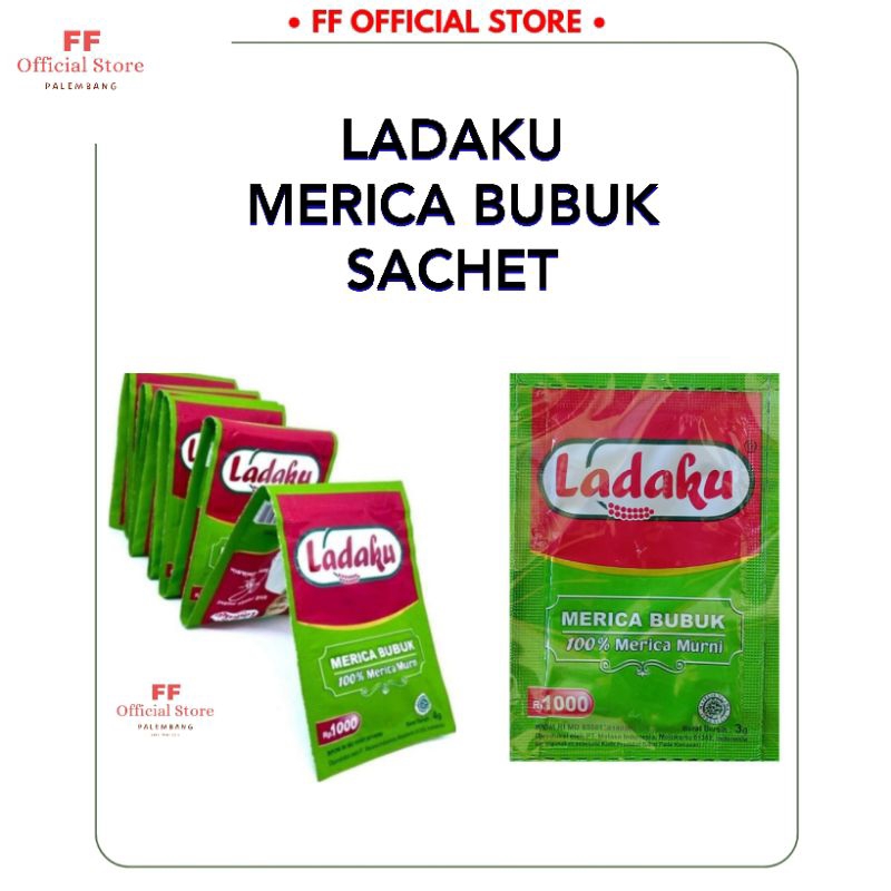 Jual LADAKU Merica Bubuk Sachet 3 Gram 1 Pcs | Shopee Indonesia