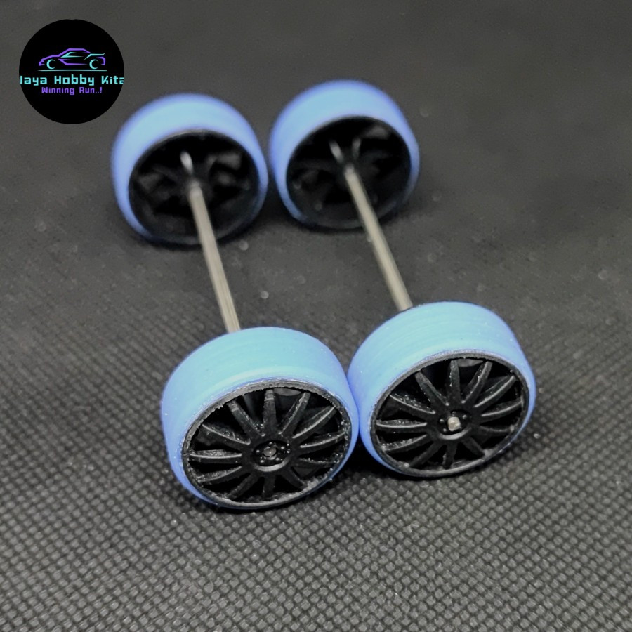 Jual Tamiya Ban Bubut STO Biru Original Hardshaft JY Velg Project ...