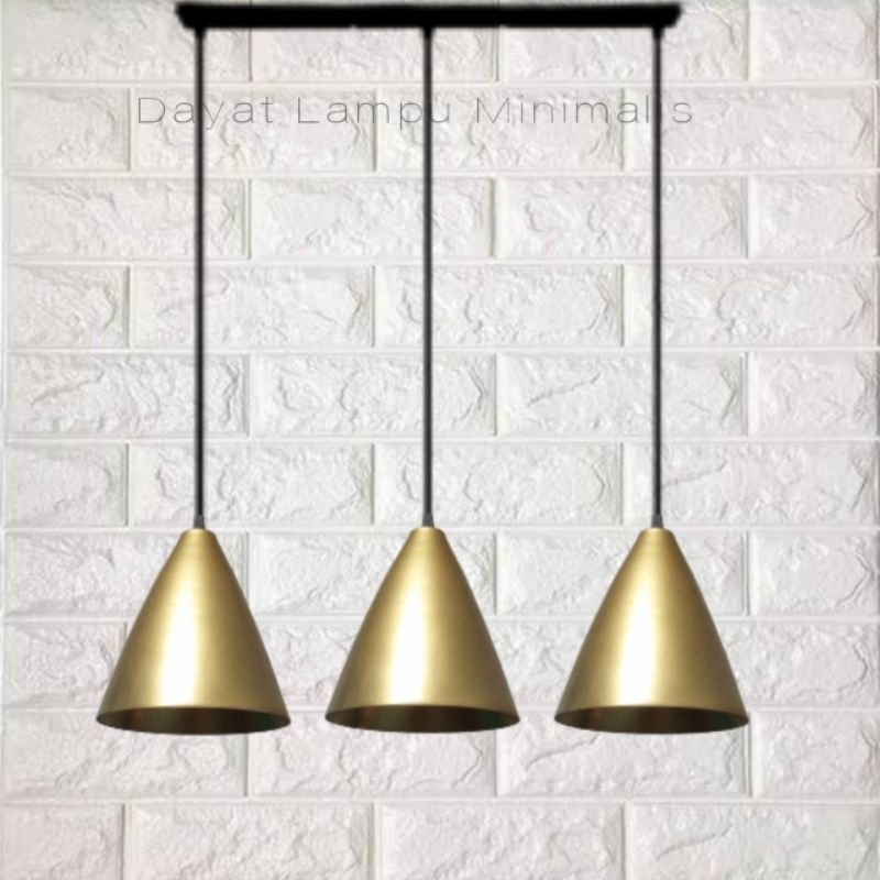 Jual Lampu gantung mini bar 3in1 lampu caffe resto rumah makan | Shopee Indonesia