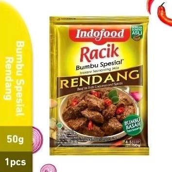 Jual Indofood Bumbu Racik Spesial Rendang 50g | Shopee Indonesia
