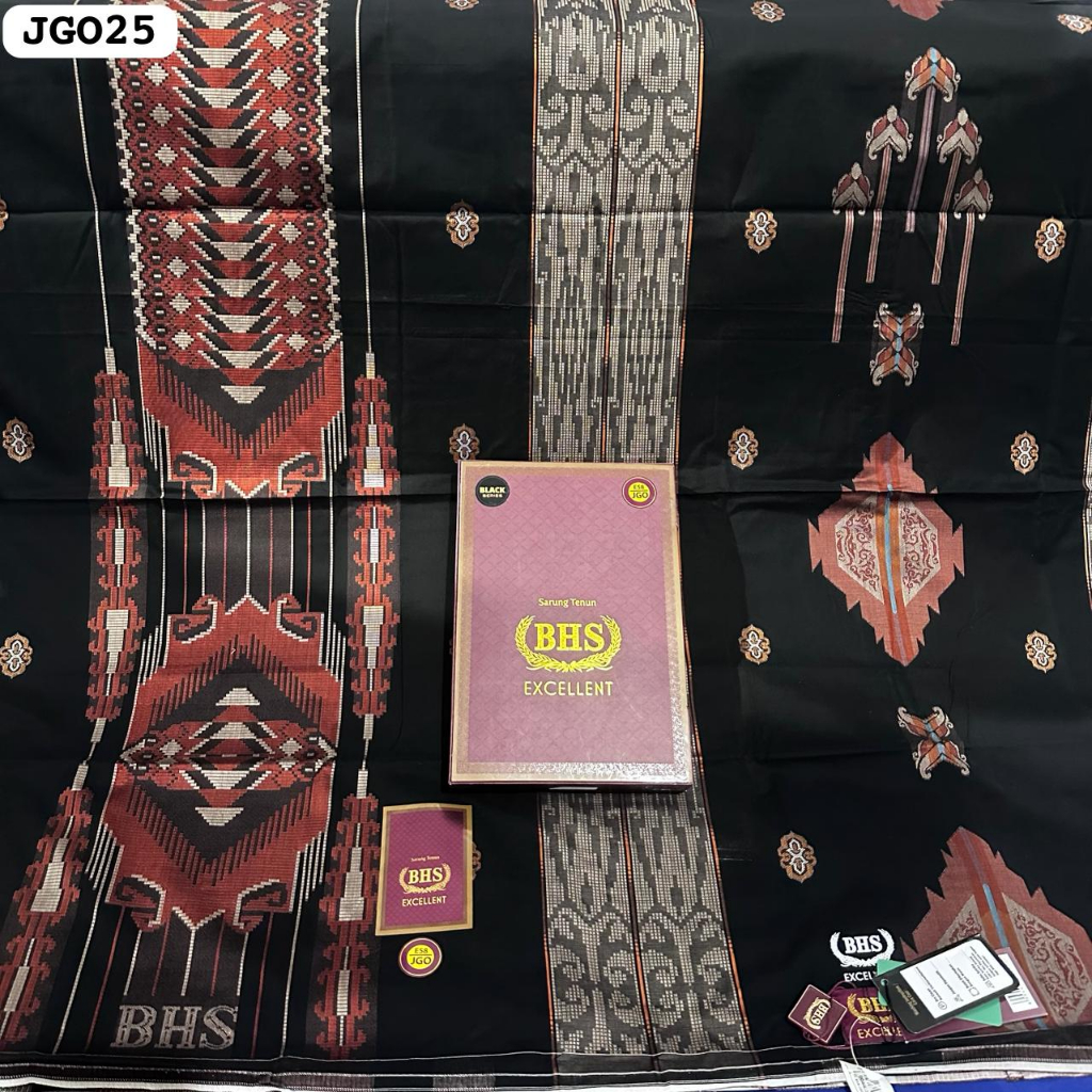 Jual Sarung BHS Excellent JACQUARD Gold Motif E58 JGO Original Full ...