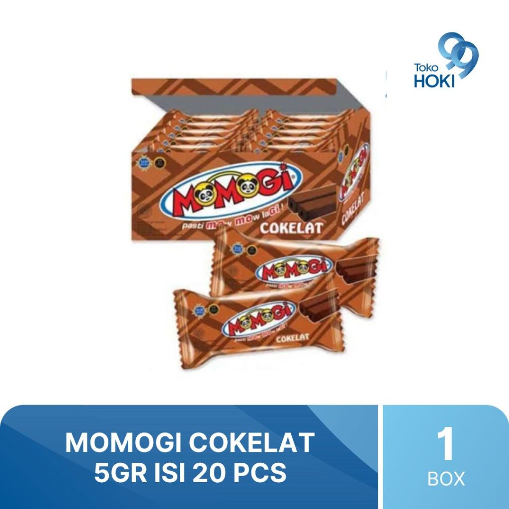 Jual MOMOGI COKELAT 5GR ISI 20 PCS | Shopee Indonesia