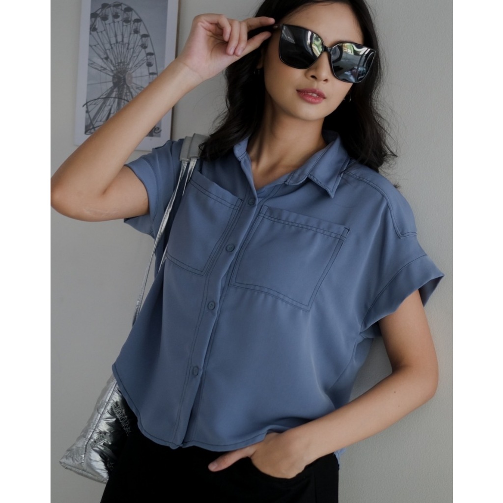 Jual Myrubylicious ANZEL SHIRT KODE V2788 | ATASAN WANITA | Shopee ...