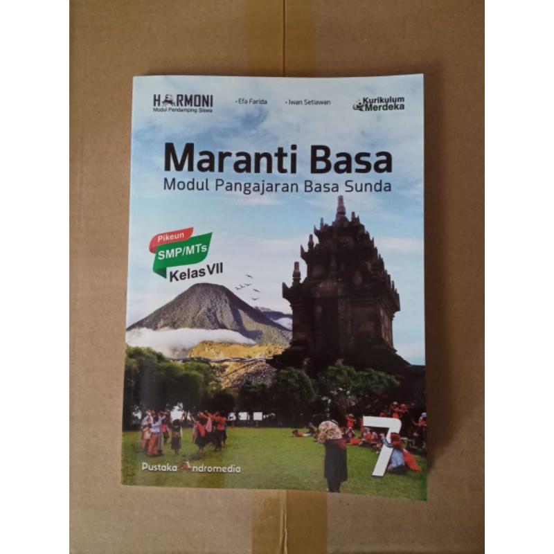 Jual BUKU MARANTI BASA SUNDA SMP/MTS KELAS 7,8,9 | Shopee Indonesia