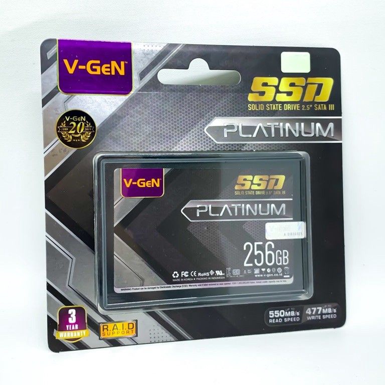Jual Harga Murah SSD SATA 3 Solid State Driver VGeN 256GB SSD VGEN ...