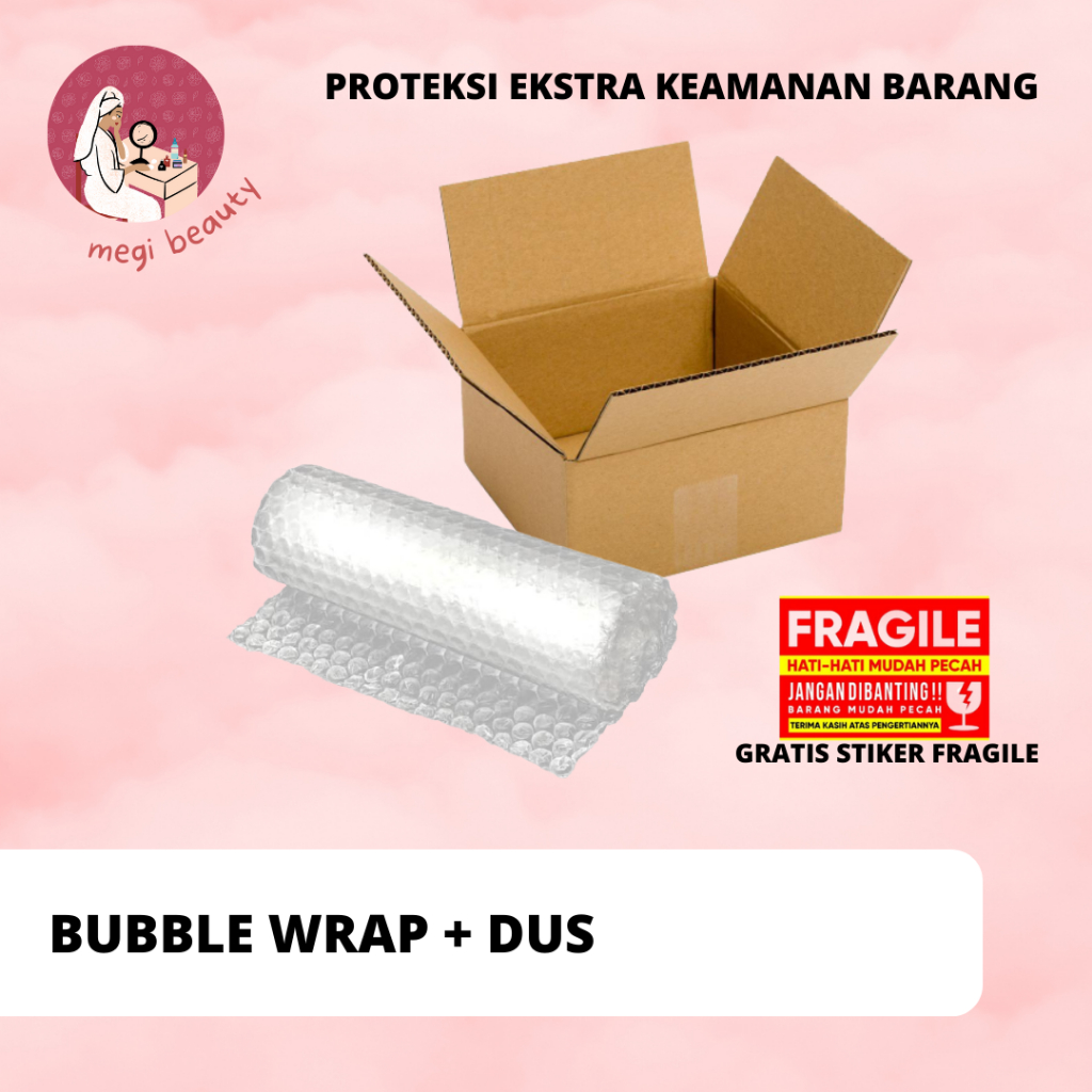 Jual BUBBLE WRAP + DUS *gratis sticker fragile | Shopee Indonesia