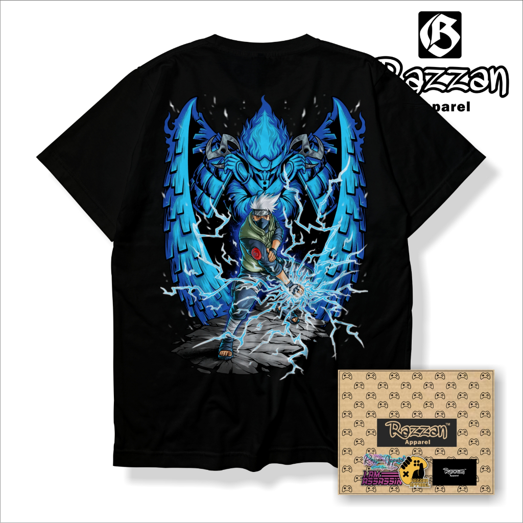 Jual Razzan kaos kakashi hatake perfect susanoo special anime naruto ...